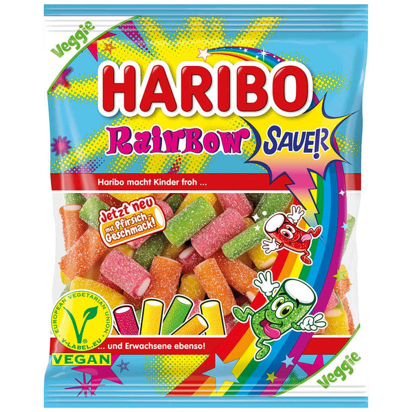 Haribo Rainbow Fizz Sauer 160g (Germany) – Snack Safari